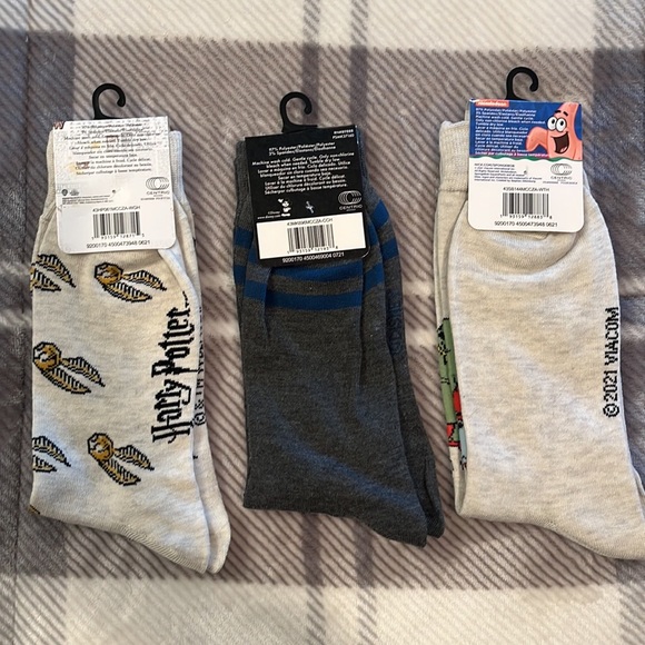 Disney | Underwear & Socks | Mickey Harry Potter Snitch And Spongebob ...